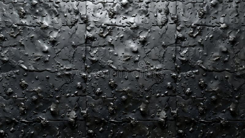 Dark Grey Hammered Iron Plate Texture Background Stock Illustration ...