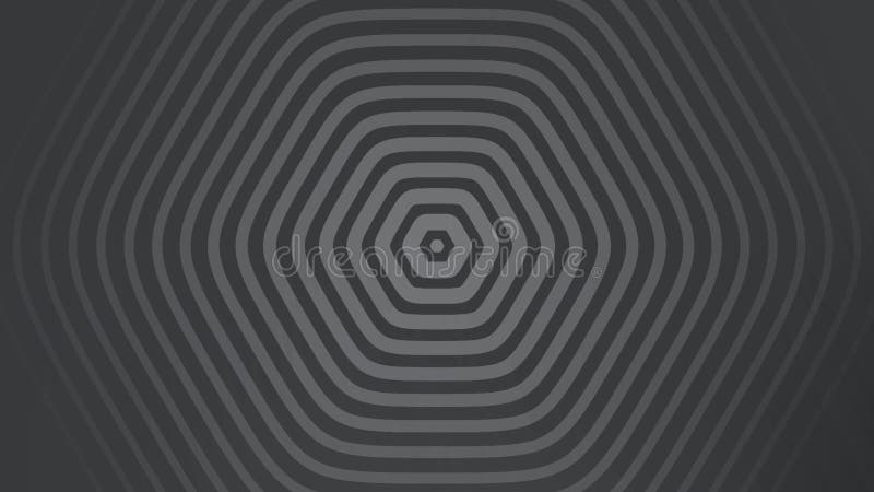 Dark Grey Hexagonal Wave Pattern Background Loop Animation. Stock Video - Video of wallpaper ...