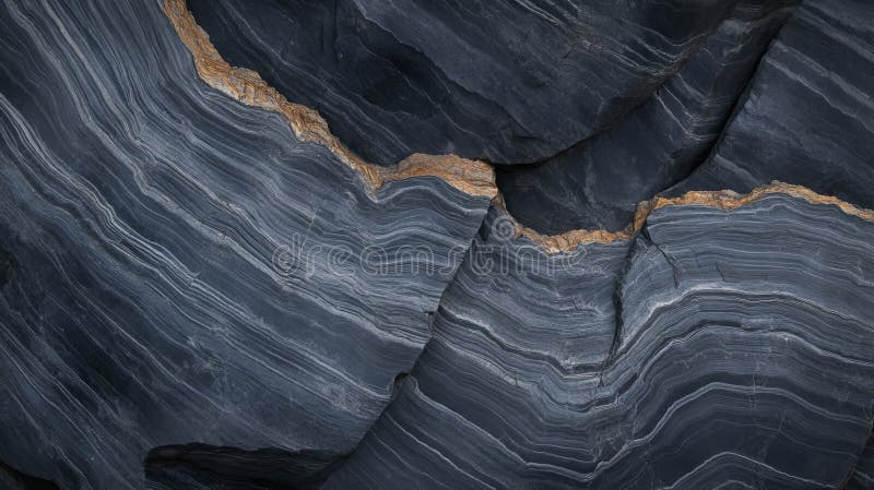Dark Grey Layered Limestone Texture with Natural Striations Stock ...
