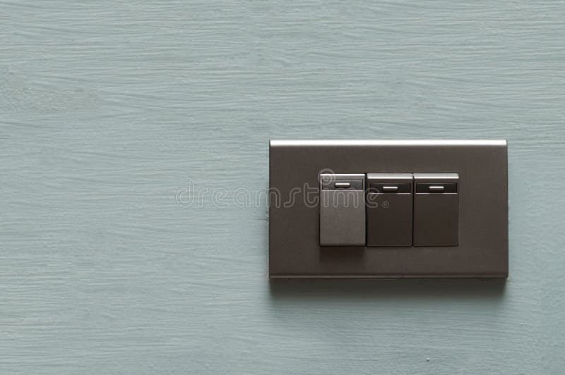 Dark grey light switch stock photo. Image of environment - 81452008