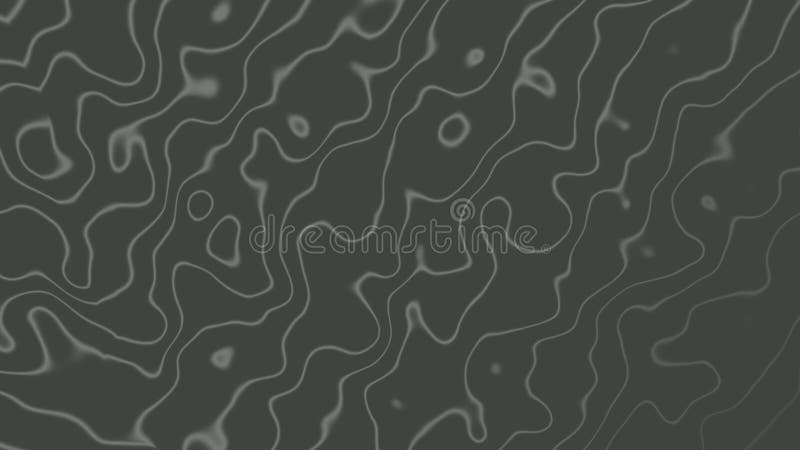 Dark Grey Liquid Fluid Motion Background with Abstract Waves and Smooth ...
