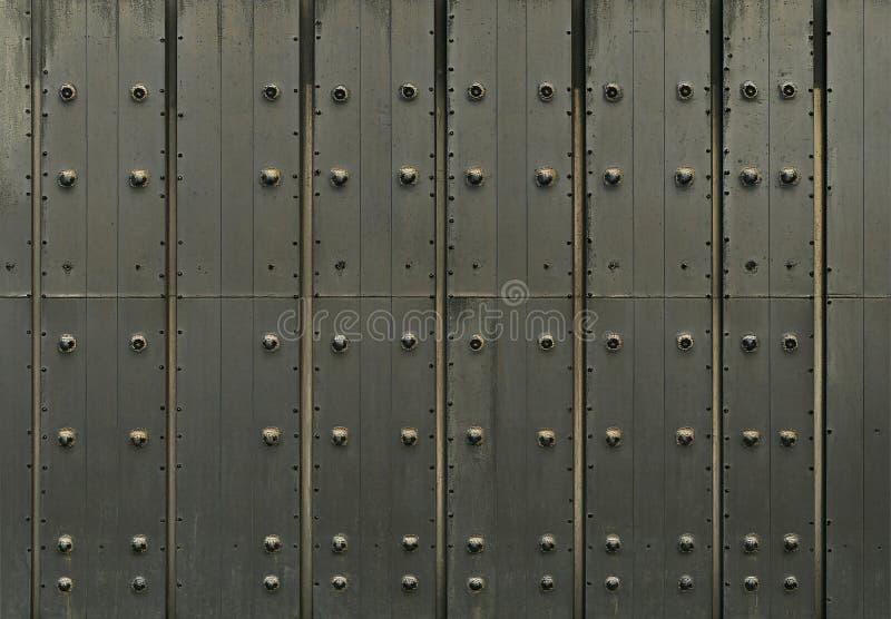Dark Grey Metal Panel Texture with Rivets High Quality Image Stock ...