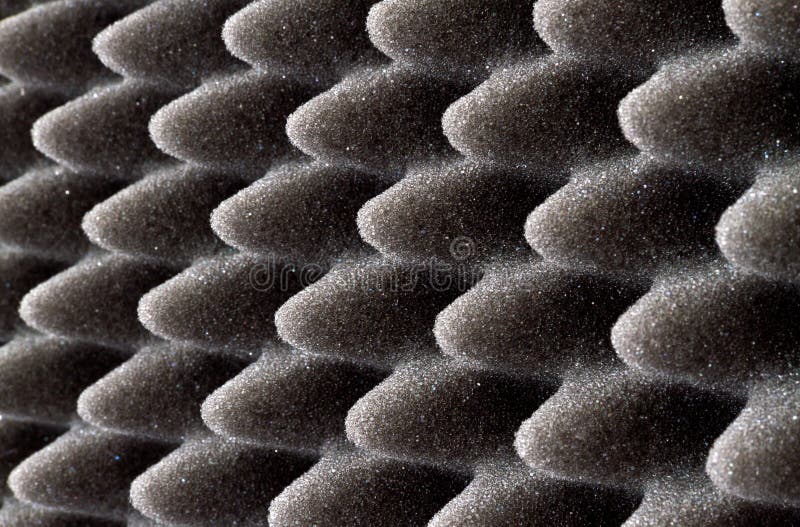 Dark Grey Packing or Acoustic Foam Stock Image - Image of modern ...