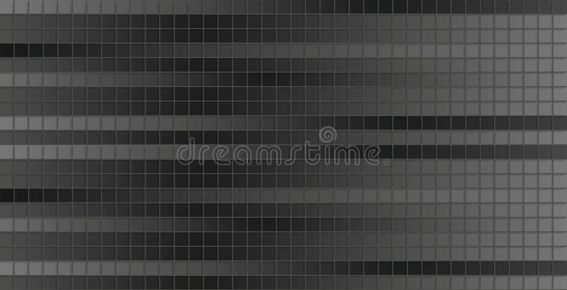 Dark Grey Pixelated Squares Mosaic Background Stock Vector ...
