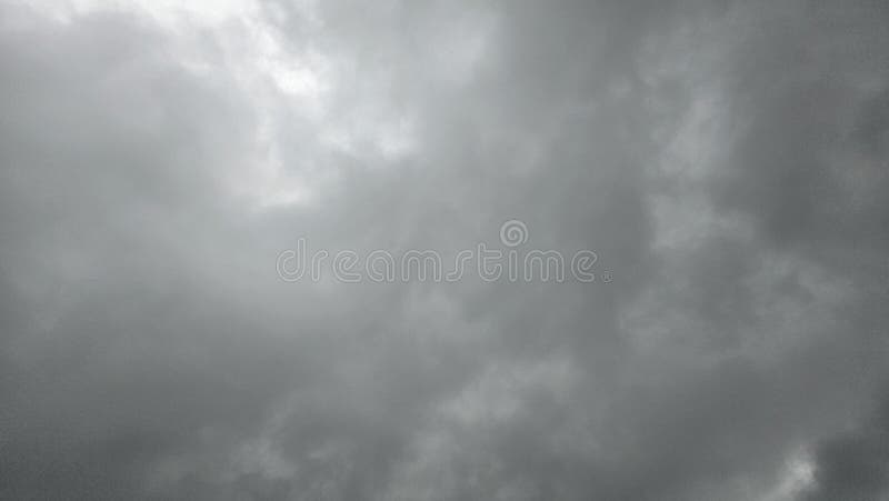 Dark Grey Rainstorm Cloudy Sky. Background with Dark and Gray Cloudy ...