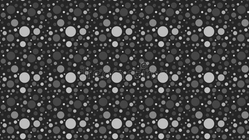 Dark Grey Random Circles Dots Pattern Stock Vector - Illustration of ...