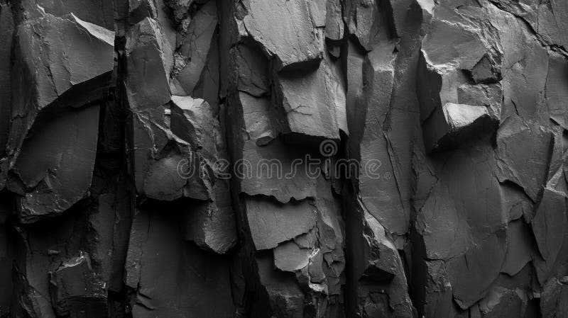 Dark Grey Rock Face Texture Abstract Stock Illustration - Illustration ...