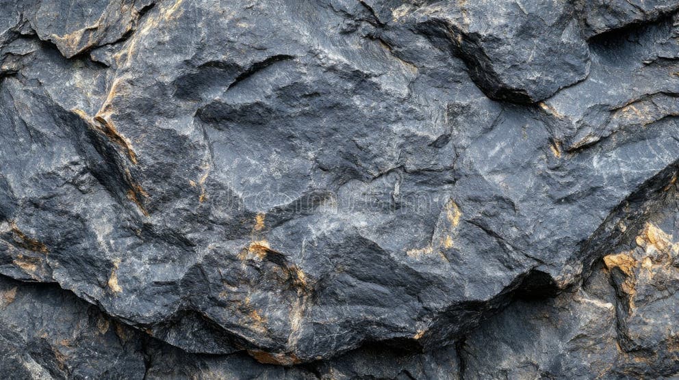Dark Grey Rock Face Texture Background Stock Illustration ...