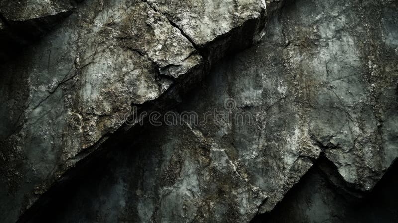 Dark Grey Rock Formation Texture Background Stock Illustration ...