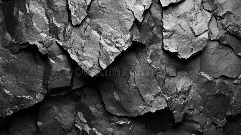 Dark Grey Rock Surface Texture Background Stock Illustration ...