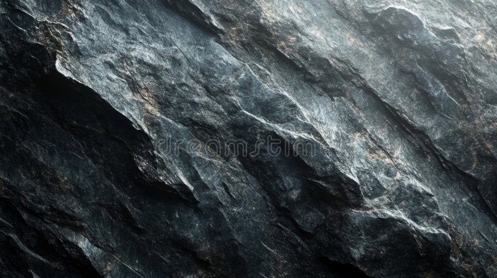 Dark Grey Rock Texture Showing Natural Formation Stock Illustration ...
