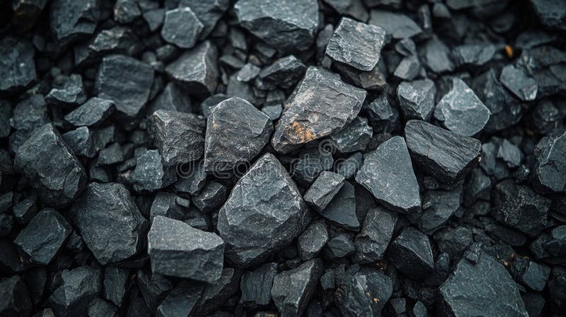 Dark Grey Rocks Pile Natural Texture Background Stock Illustration ...