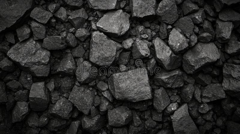 Dark Grey Rocks Pile Texture Background Stock Illustration ...
