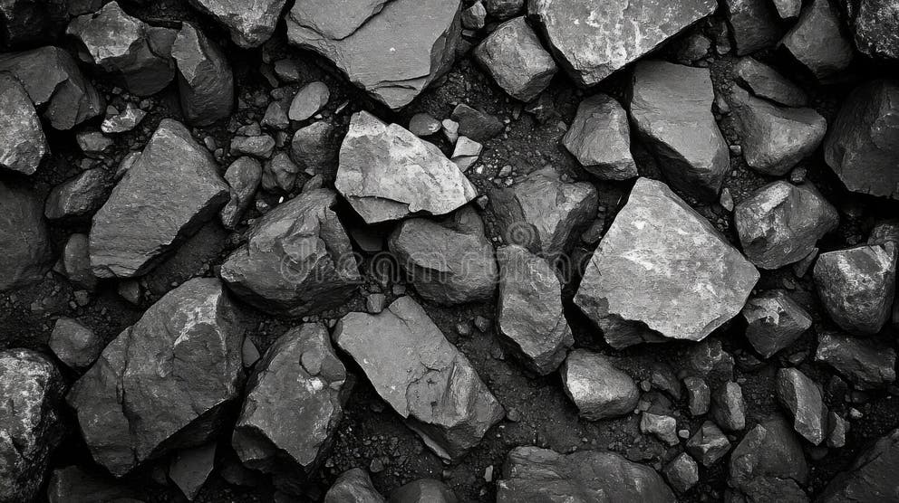 Dark Grey Rocks Texture Background Image Stock Illustration ...