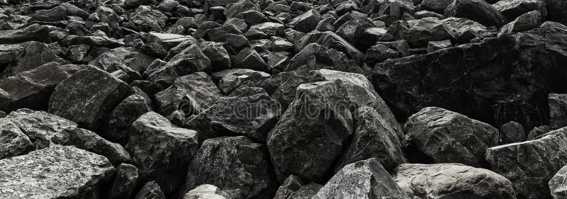 Dark Grey Rocky Stones Panoramic Texture Image Stock Photo - Image of ...