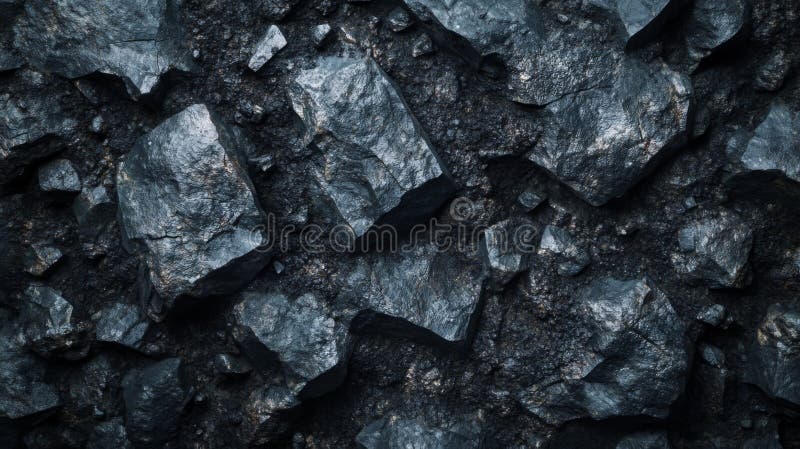 Dark Grey Rough Rock Surface Texture Stock Illustration - Illustration ...