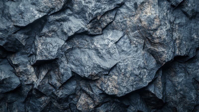 Dark Grey Rough Rock Surface Texture Image Stock Illustration ...