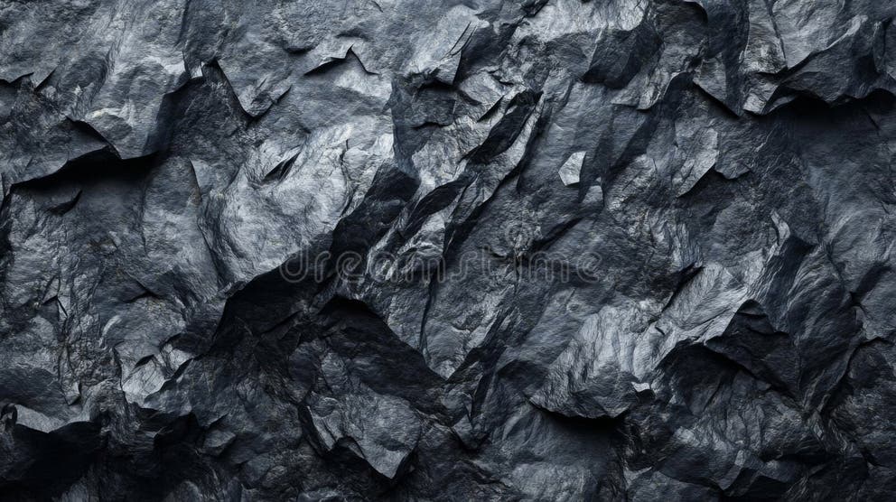 Dark Grey Rough Rock Texture Background Stock Illustration ...