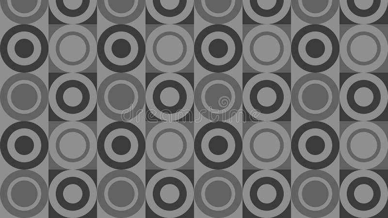 Dark Grey Seamless Circle Background Pattern Vector Stock Vector ...