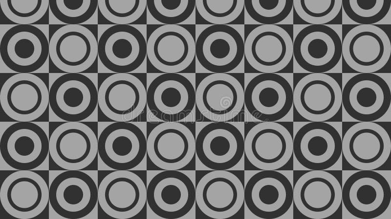 Dark Grey Seamless Circle Pattern Illustrator Stock Vector ...