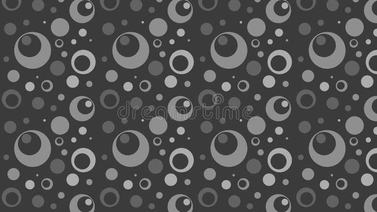 Dark Grey Seamless Geometric Circle Background Pattern Vector Image Stock Vector - Illustration ...