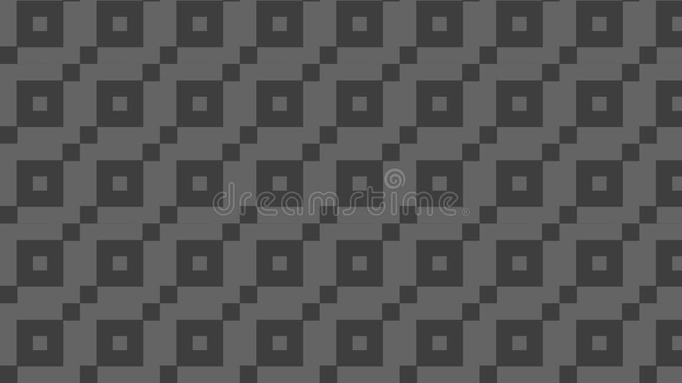 Dark Grey Seamless Geometric Square Pattern Vector Illustration Stock ...