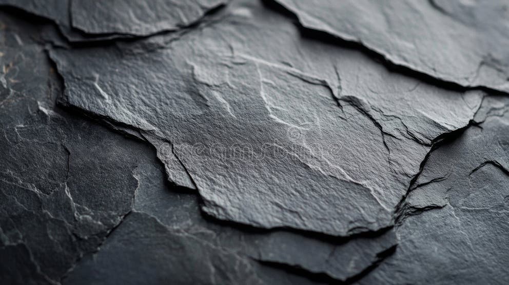 Dark Grey Slate Rock Texture Background Stock Illustration ...