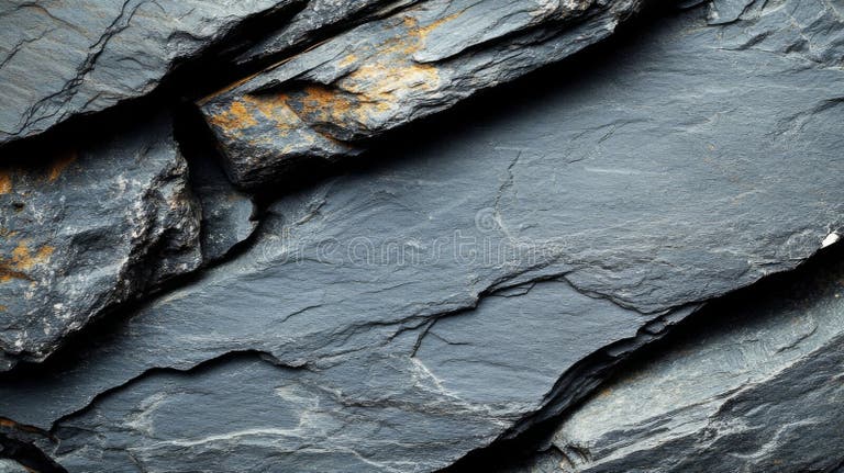 Dark Grey Slate Rock Texture Background Image Stock Illustration ...