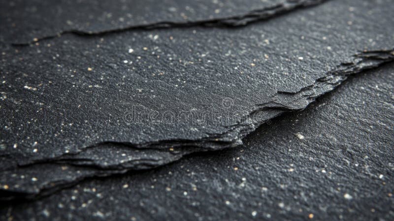 Dark Grey Slate Stone Texture Close Up Stock Illustration ...