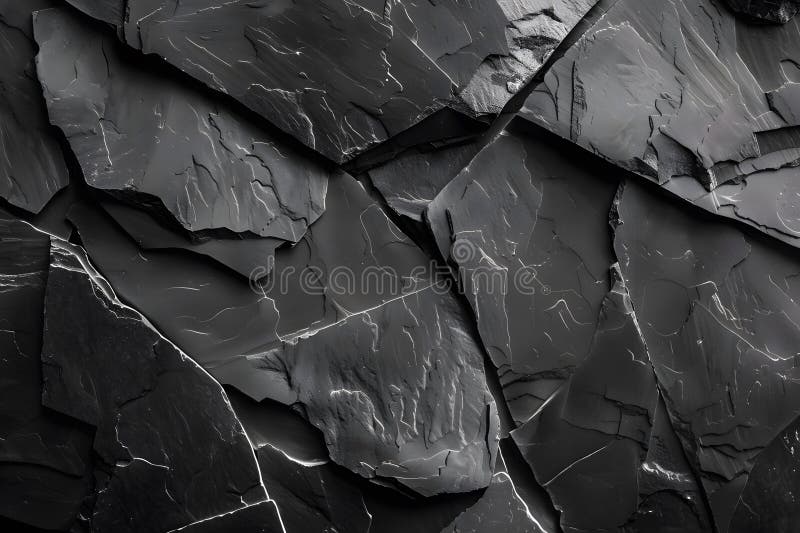 Dark Grey Slate Texture Background with Copy Space Stock Illustration ...