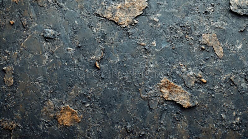 Dark Grey Stone Texture with Rusted Patches Stock Illustration ...