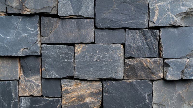 Dark Grey Stone Wall Irregular Block Pattern Stock Illustration ...