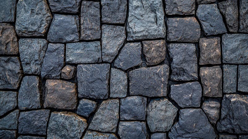 Dark Grey Stone Wall Texture: a Rustic Architectural Background Stock ...