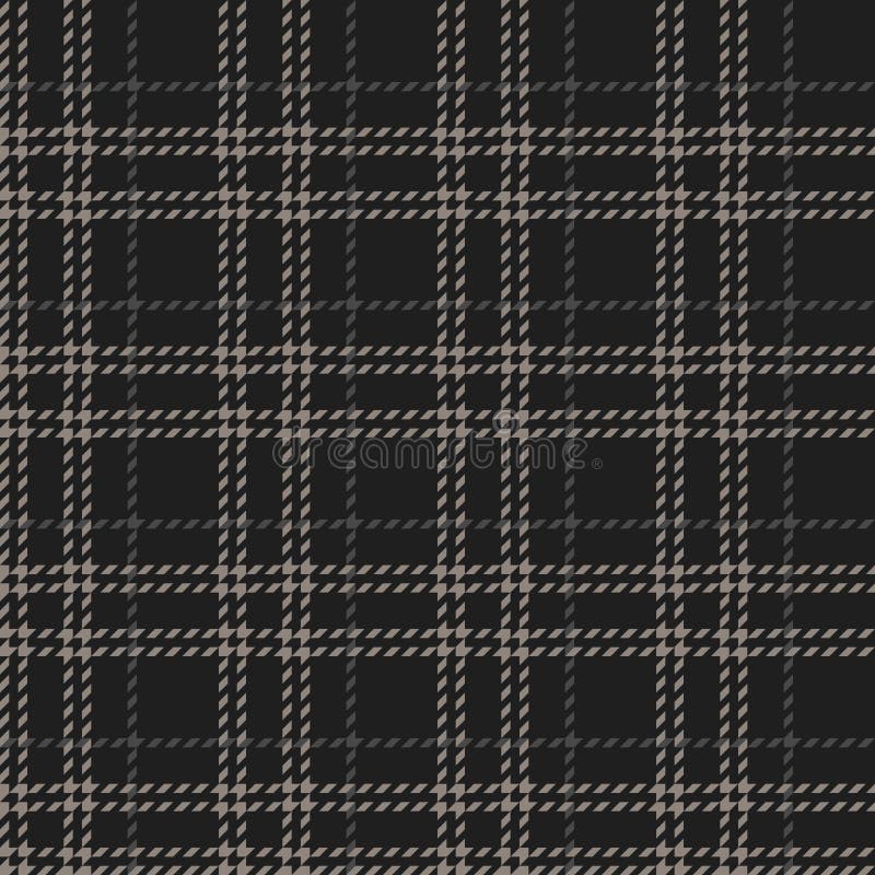 Dark Grey Textile Check Pattern Vector for Modern Autumn Winter Fabric ...