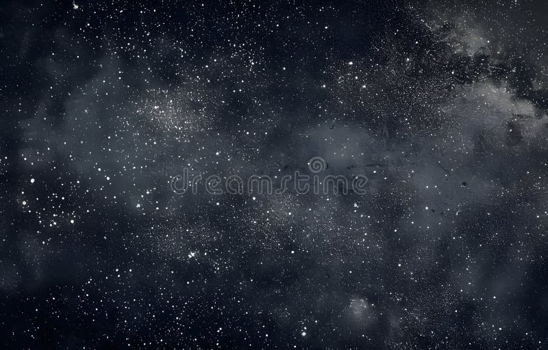 Dark Grey Texture with Starry Sky Background Stock Illustration ...