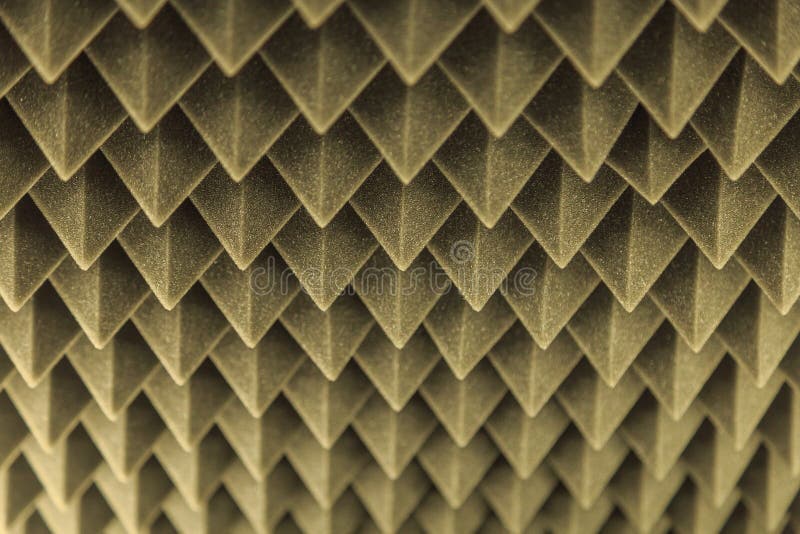Dark Grey Triangular Texture Acoustic Foam Rubber Stock Photo - Image ...