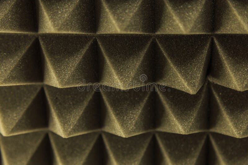 Dark Grey Triangular Texture Acoustic Foam Rubber Stock Photo - Image ...