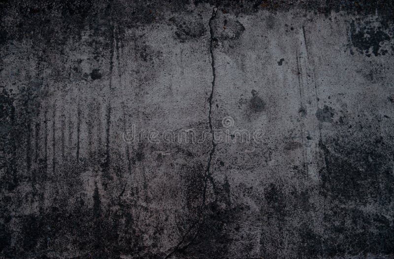 Dark Grey Wall with a Crack. Texture, Background Stock Photo - Image of ...