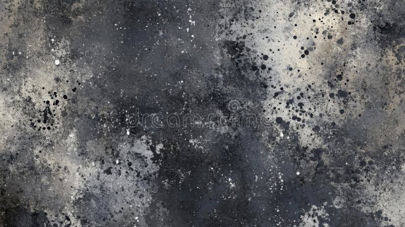 Dark Grey and White Abstract Spatter Paint Texture Stock Illustration ...
