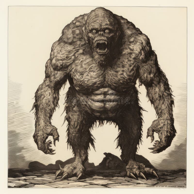 Massive Grotesque Creature Stock Illustrations – 11 Massive Grotesque ...