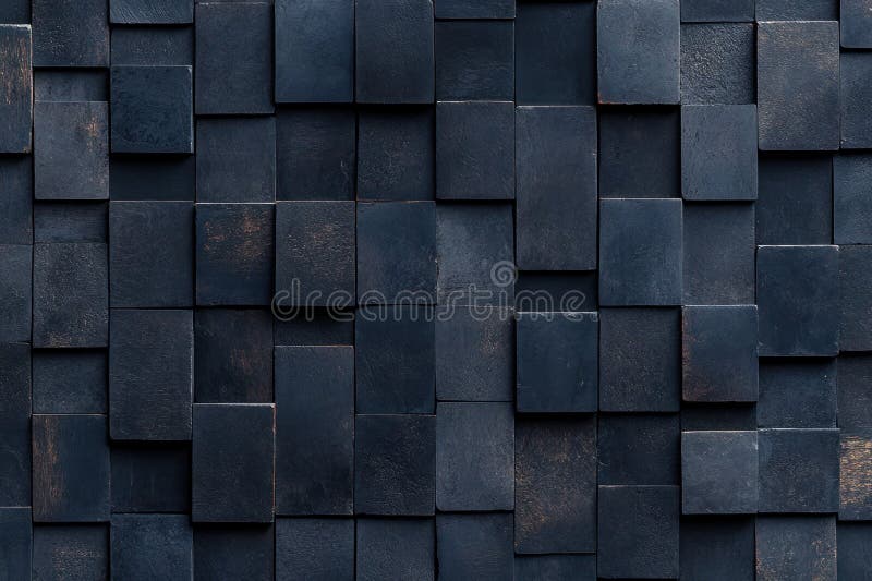 Dark Grunge Anthracite Grey Square Mosaic Concrete Stone Wall Tiles ...