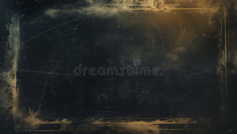 Dark Grunge Background Showing Scratches and Dust Particles with Border ...