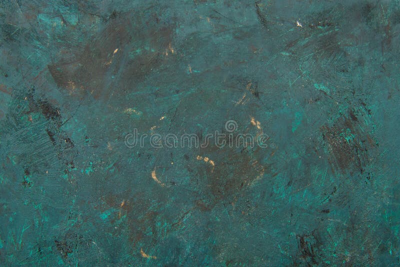 Dark Grunge Scratched Turquoise Textured Background Stock Image - Image ...