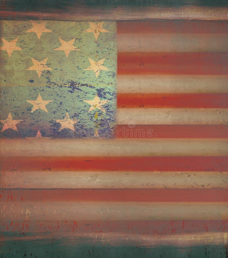 Dark Grunge US Flag stock illustration. Illustration of freedom - 89510164