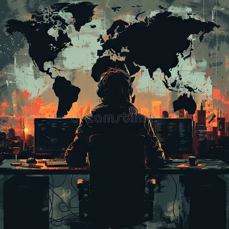 237 World Map Hacker Attack Stock Photos - Free & Royalty-Free Stock ...