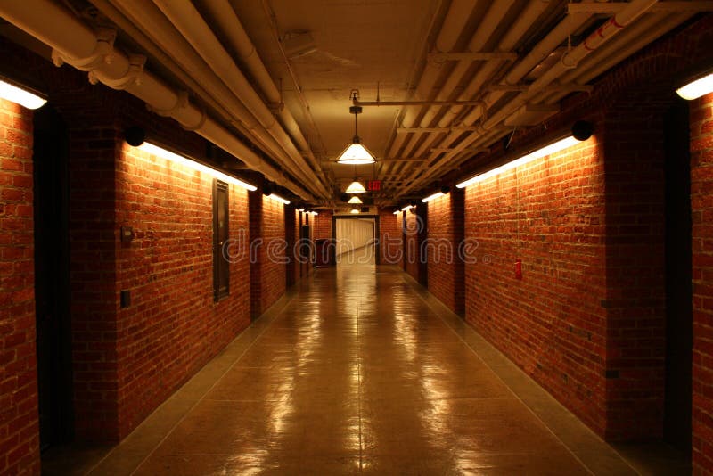 Dark Hallway stock photo. Image of sanitarium, solitary - 11578322