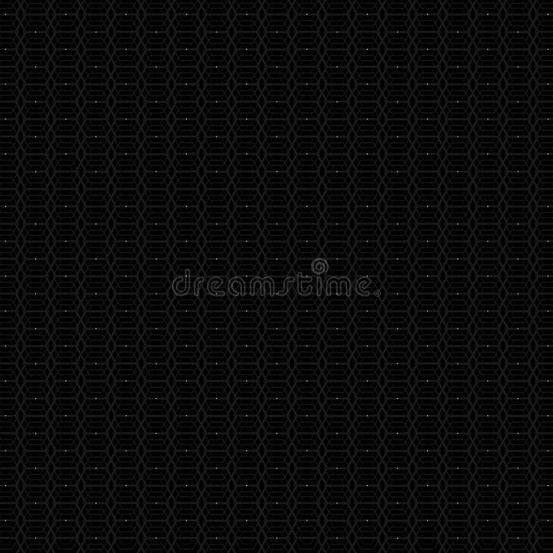 Dark Hexagon Square Background. Hexagon Pattern Stock Vector ...