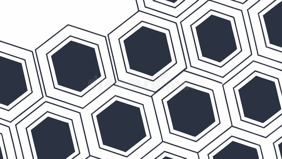 Dark Hexagonal Grid Pattern, Modern Abstract Background, Vector Design Generative AI Stock ...