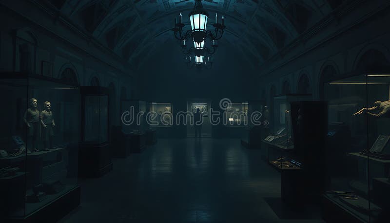 Dark Castle Interior, Mysterious and Gothic Setting, Stock Photo ...