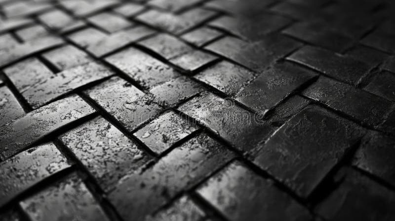 Dark Interwoven Rectangular Pattern Texture Stock Illustration ...